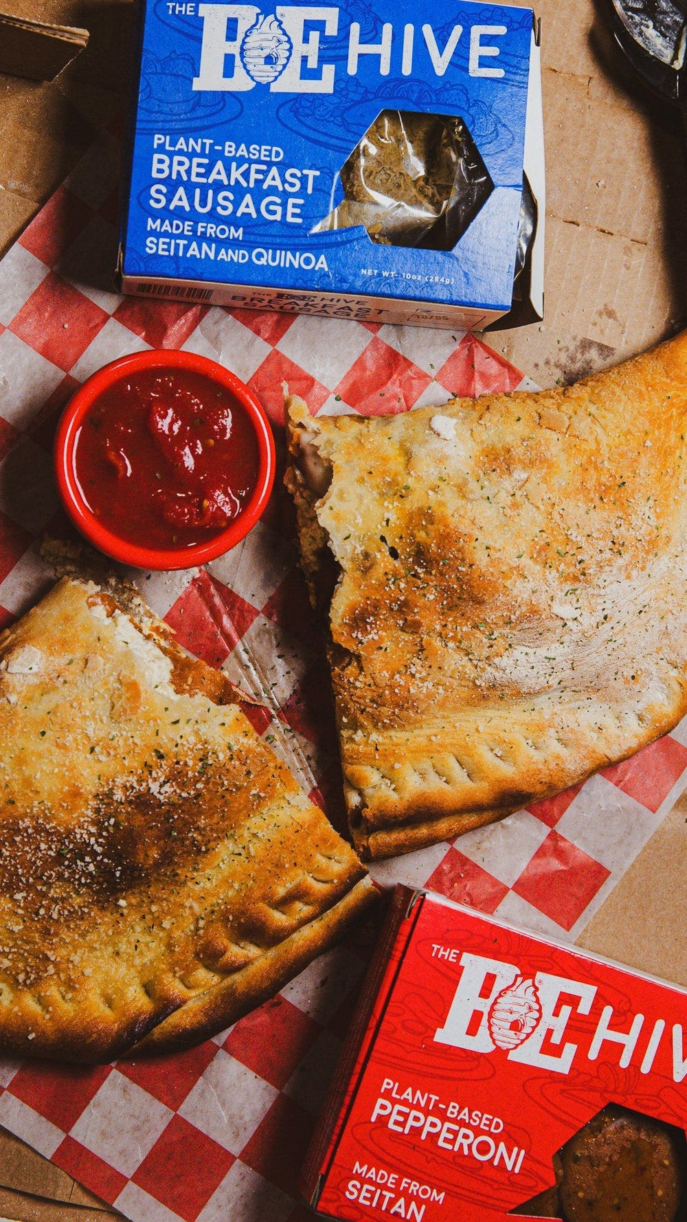Loaded Vegan Calzone! – The BE Hive